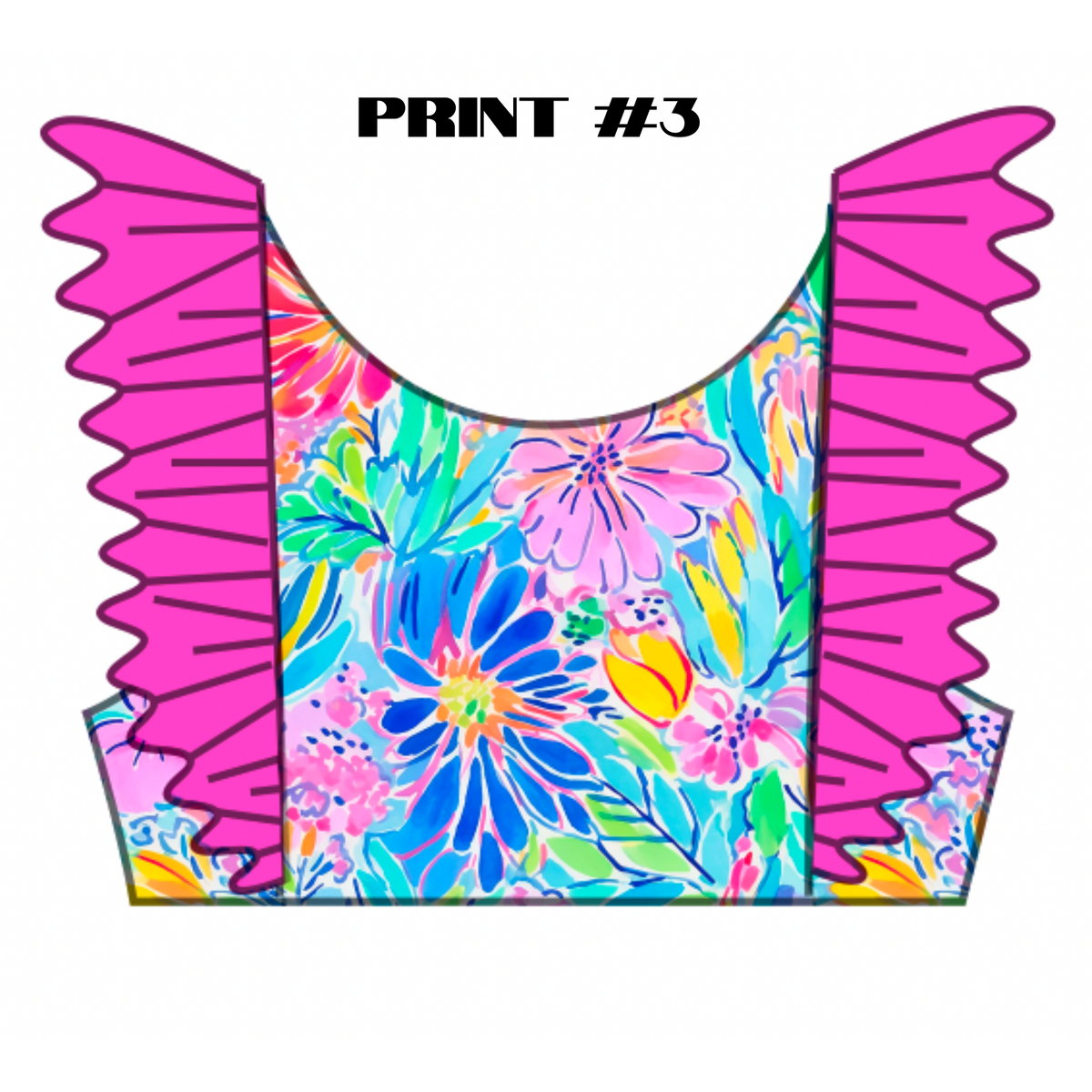 Flutter Bikini Top – Pink Poppy Designs LLC