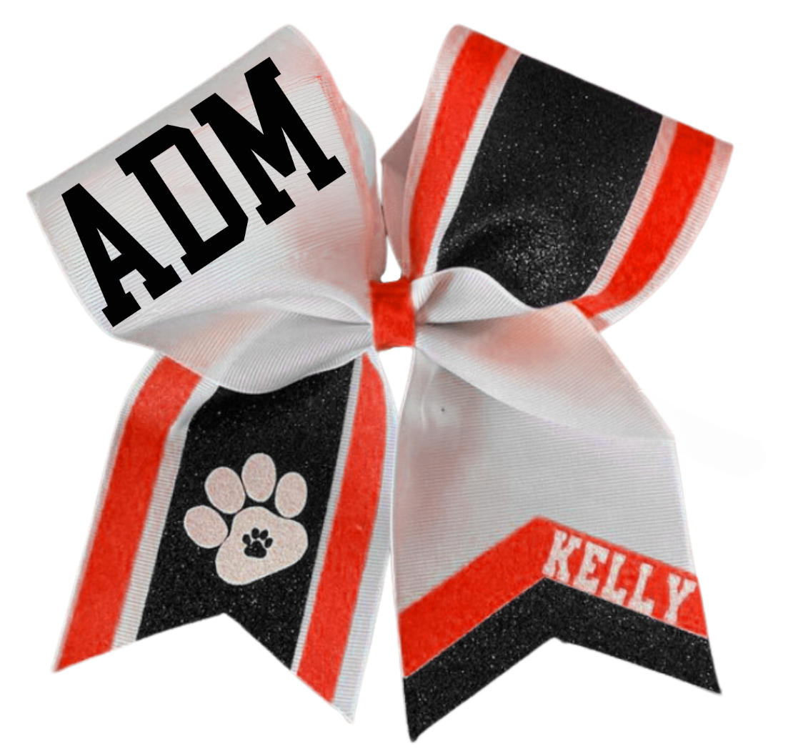 ADM Middle School Cheer Bow – Pink Poppy Designs LLC
