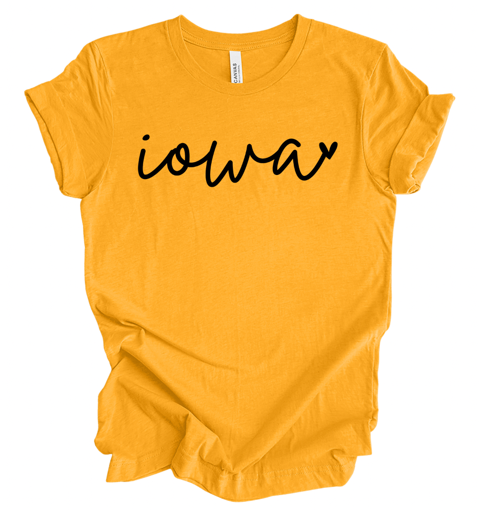 Iowa T-Shirt – Pink Poppy Designs LLC
