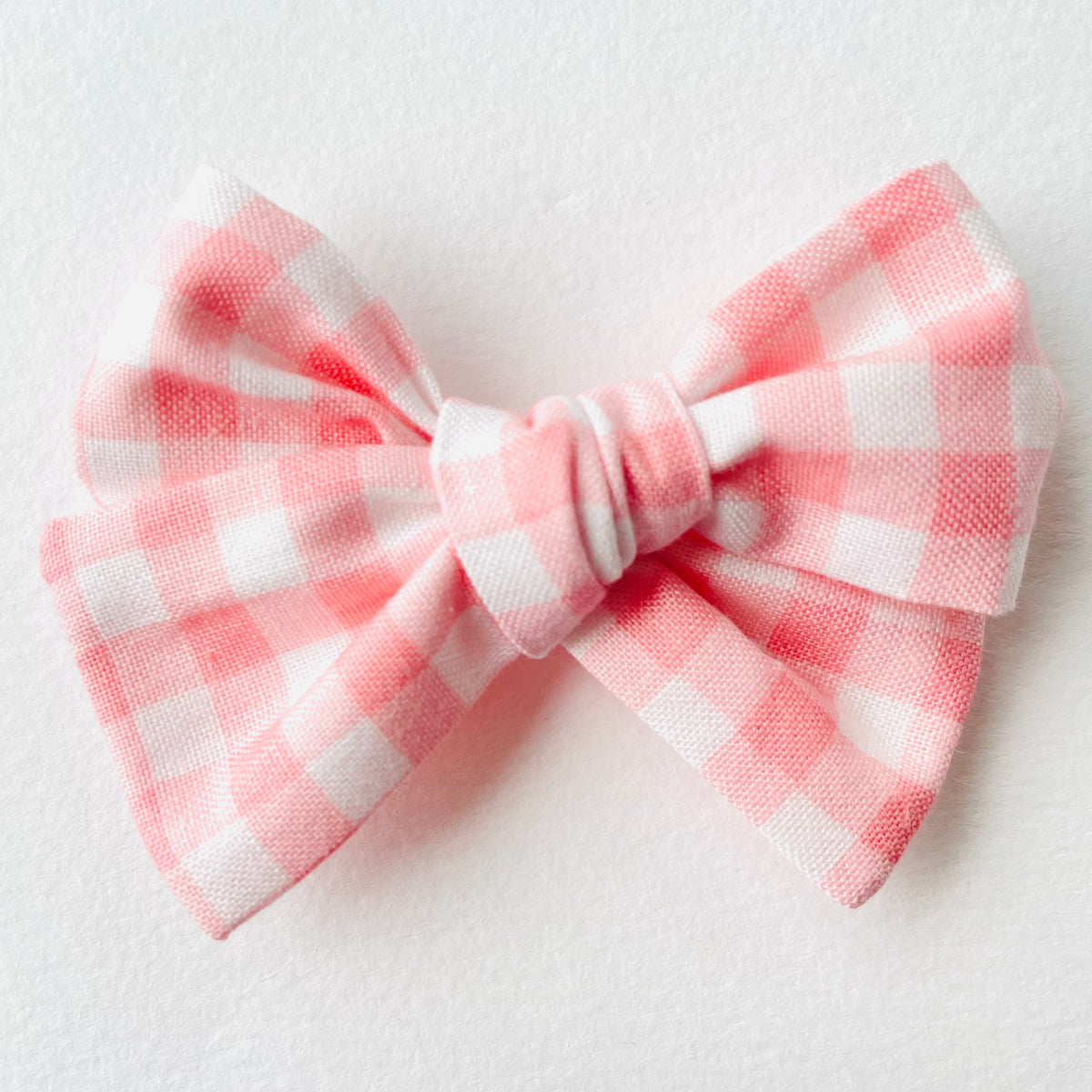 Pink Gingham Piggie – Pink Poppy Designs LLC
