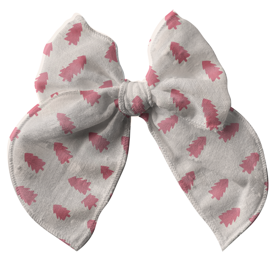 Pink Trees Poppy Bow – Pink Poppy Designs LLC